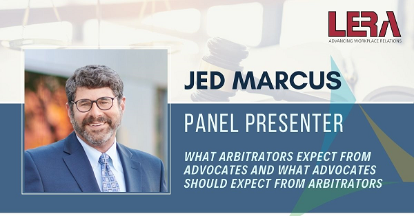 Jed Marcus to Speak at LERA 74th Annual Meeting: Bressler, Amery & Ross ...